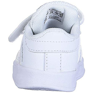 adidas Kids Breaknet Tennis Shoe, White/White/White, 5.5 US Unisex Toddler