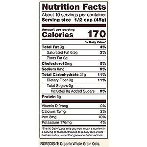 Bob's Red Mill Organic Quick Cooking Rolled Oats, 16-ounce (Pack of 4)