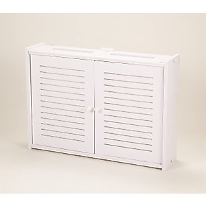 WiFi Storage Box Wall Mount WiFi Router Storage Box Router Modem Wall Mount (Small Shutter)