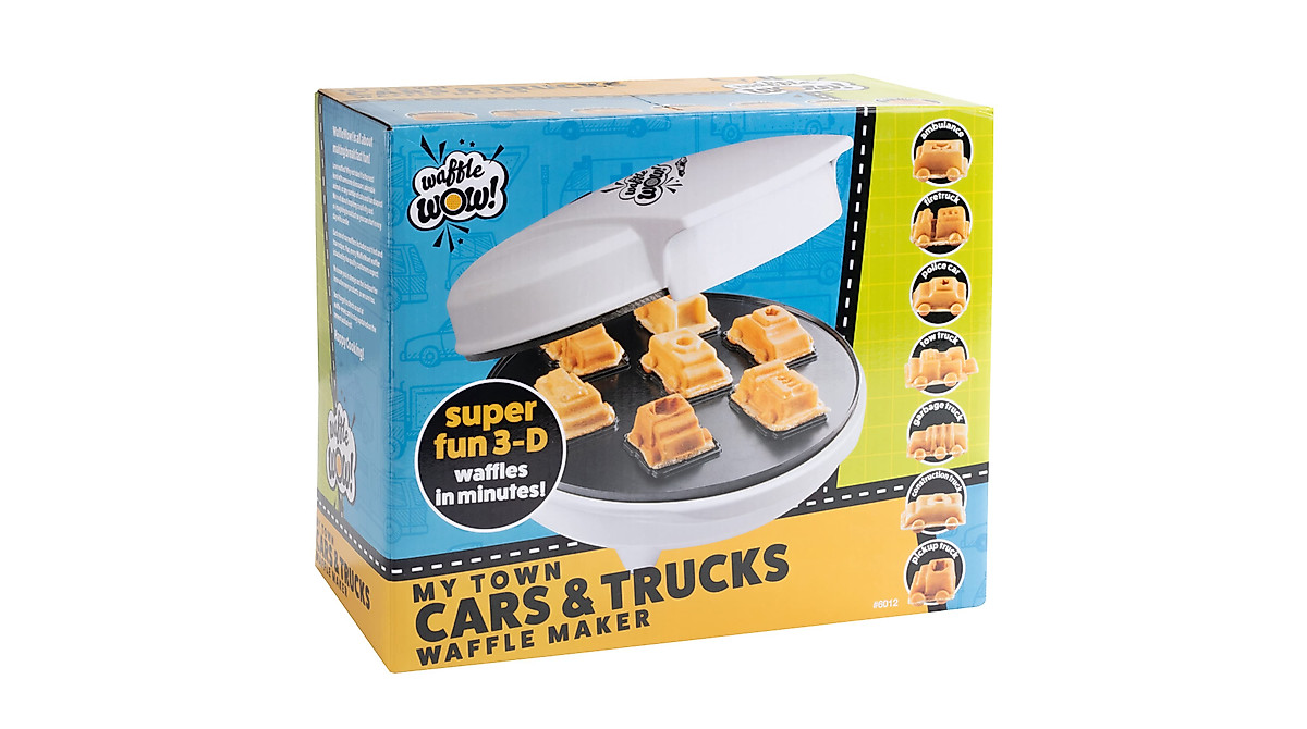Cars & Trucks Waffle Maker - Fun Vehicle Pancakes for Kids