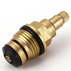 WEISUYUUS Faucet Cartridge Brass Slow Opening Spool Tap Valves Spool Faucet Hot and Cold Water Spool Tap Valves Cores Faucet Parts