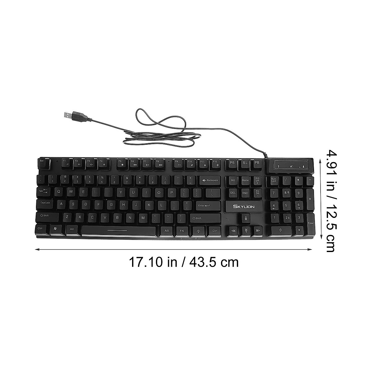 OSALADI 1 Set Keyboard and Mouse Set RGB Backlight Backlit Gaming Keyboard Replacement RGB Keyboard Office Keyboard Wired Keyboard and Black Laptop Modern keycaps pbt USB abs h600