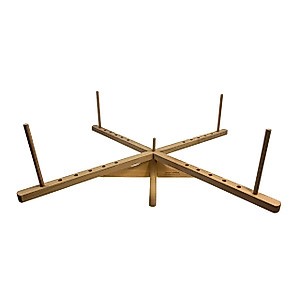 Stanwood Needlecraft Tabletop Amish Style Wooden Yarn Swift 2.5-6 feet