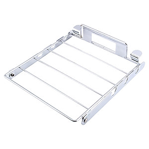 Bath Organizer Holder Stainless Steel Bathtub Tray,1Pcs Bath Shower Tub Bathtub Caddy Storage Holder and Soap Red Wine Rack Holder Bathtub Tray Wine Holder for Bathroom Shower Cadd