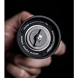 MANNKITCHEN Pepper Cannon - Professional Grade Heavy Duty High Output Pepper Mill