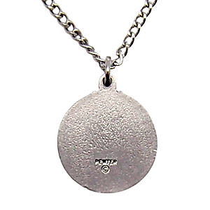 Saint Francis of Assisi Pewter Medal Pendant with Prayer Card