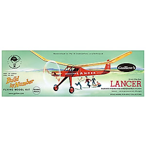 Guillow's Lancer Rubber Powered Endurance Flyer Model Kit