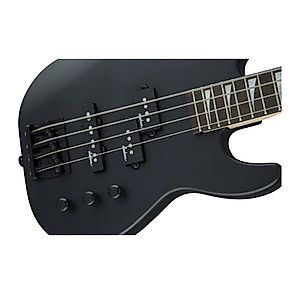 Jackson JS Series Concert Bass JS1X, Satin Black, Amaranth Fingerboard