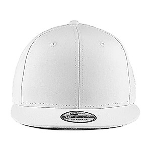 New Era Blank Custom 9FIFTY Adjustable White Snapback Cap