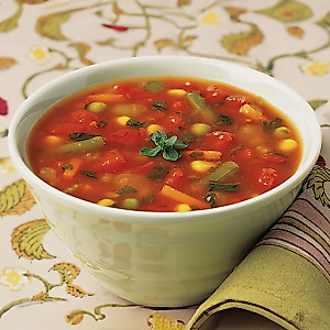 Amy’s Soup, Vegan Reduced Sodium Chunky Vegetable Soup, Gluten Free, Made With Organic Vegetables, Canned Soup, 14.3 Oz (12 Pack)