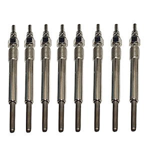 Valve Cover Gaskets + 8 Glow Plugs + BK Relay With Inner Injector Glow Plug Harness Compatible with 7.3L Ford F250 F350 E250 E350 Diesel Powerstroke 1999-2003 (615-201, F81Z-6584-AA)