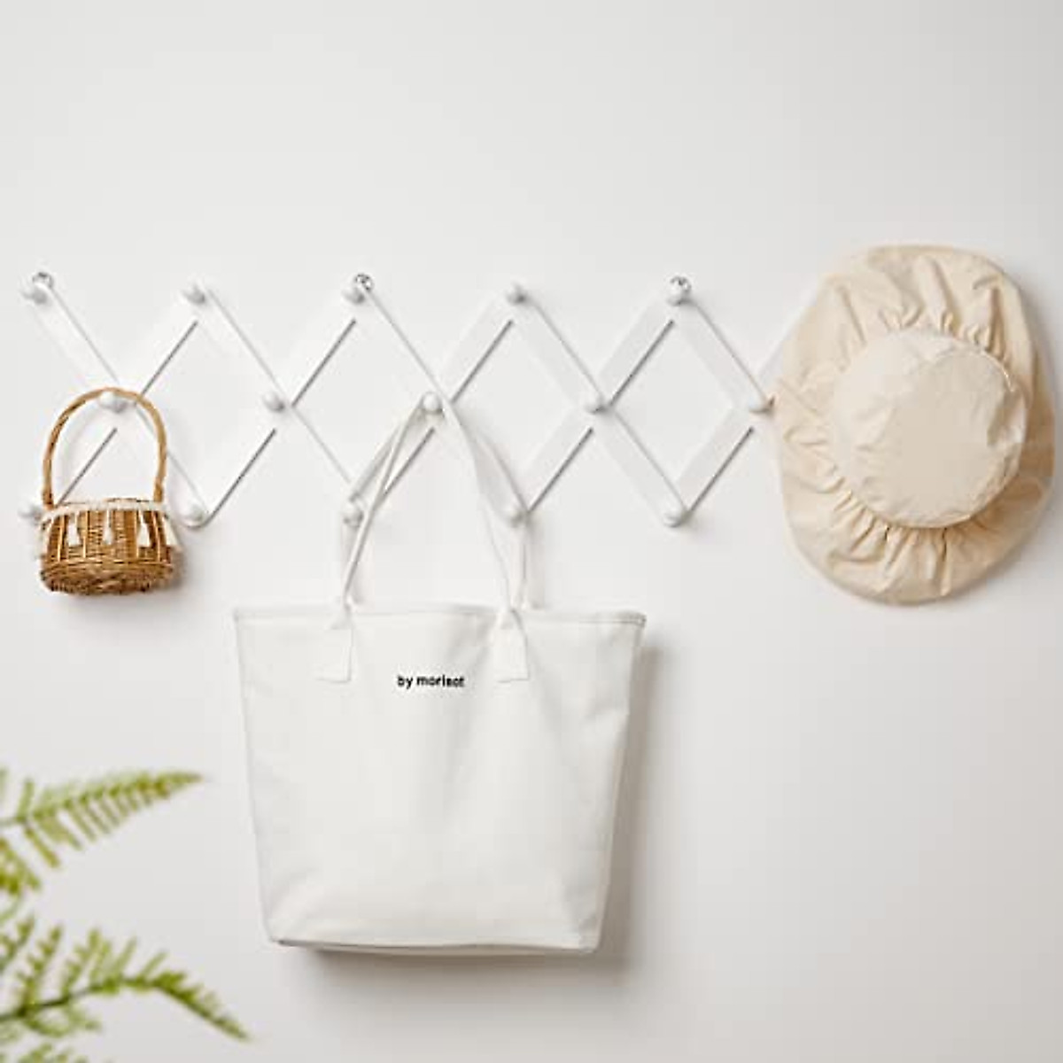 BSFHH Wooden Wall Hanger Expandable Coat Rack Accordion Design 14 Peg Hooks for Hanging Storage Clothes, Hats,Caps,Scarves,Purses,Mug,Towels,Umbrella,Accessories,Mugs,X Shape