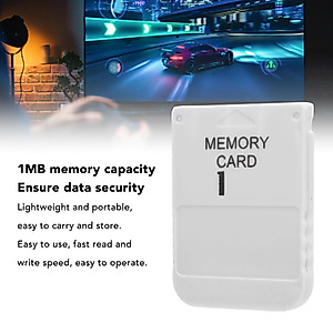 1MB Memory Card Game Saving Accessory for Classic Game Systems PS1