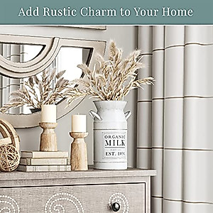 Barnyard Designs Decorative Milk Can Rustic Primitive French Country Home Decor 11” x 6”