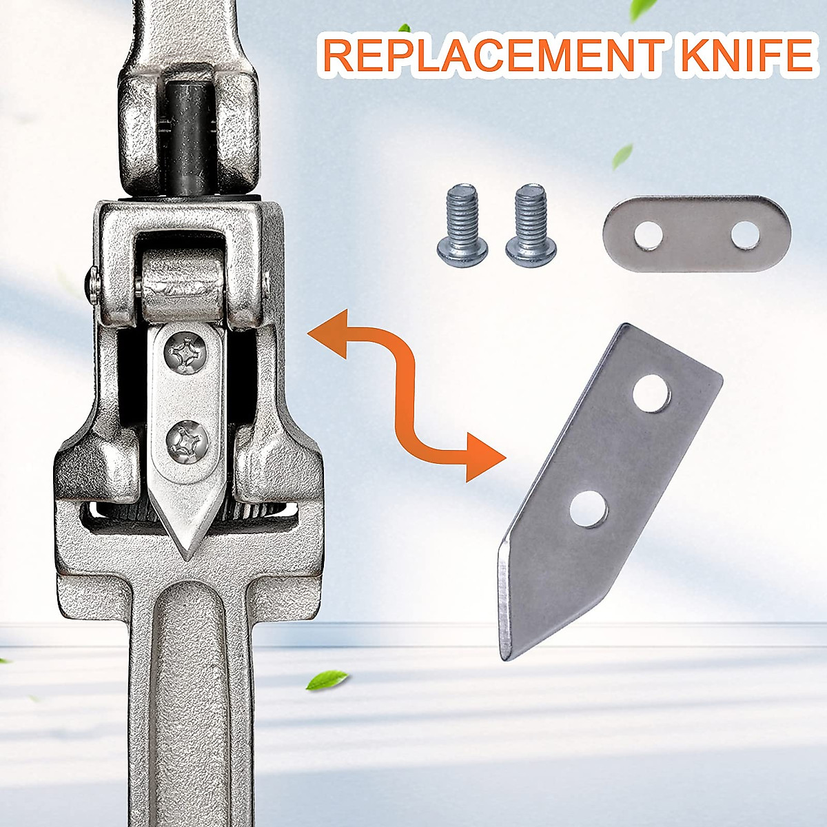 Commercial Can Opener Replacement Parts - Knife/Blade & Gear Compatible with Manual Can Opener, Easy to replace