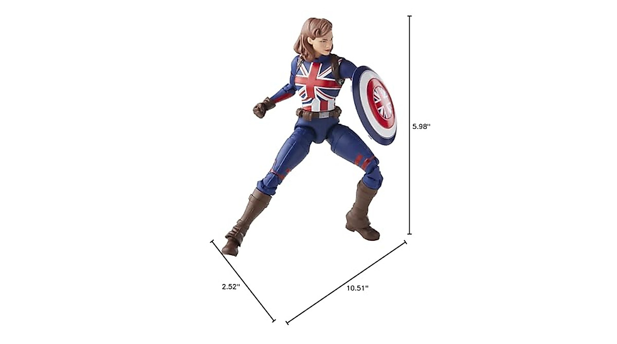 Marvel Legends Captain Carter Action Figure - 6-Inch Collectible Toy
