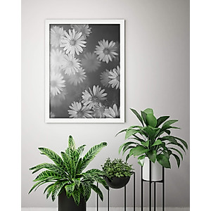 MCS Studio Gallery 18x24 Poster Frame White Woodgrain, Vertical & Horizontal Wall Hanging Large Picture Frame for Photos, Posters & Art Prints (1-Pack)