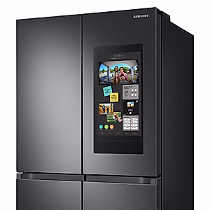 Samsung 28.6 Cu. Ft. Fingerprint Resistant Black Stainless Steel Smart 4-Door Flex Refrigerator Featuring Family Hub With Beverage Center And Dual Ice Maker - RF29A9771SG/AA