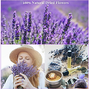 Natural Dried Flowers Kit 10 Bags, Dried Flowers Herbs for Soap Making,Candle, Resin Jewelry, Bath, Dried Flowers Bulk Include Rose Buds,Lavender,Jasmine and More