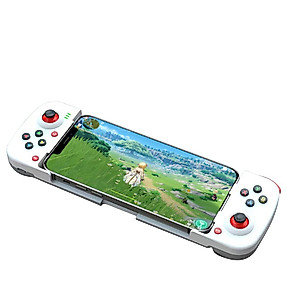 2022 Gamepad, BT-compatible Type-C Gaming Controller, Portable Joystick Gamepads, For PS4 IOS Android /Switch PC, Support IOS Android /PS4 /Switch PC Functions D3 Mobile Version (White)