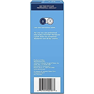 Accuvue RevitaLens Multi-Purpose Disinfecting Solution 12 oz (Pack of 2) - New Version
