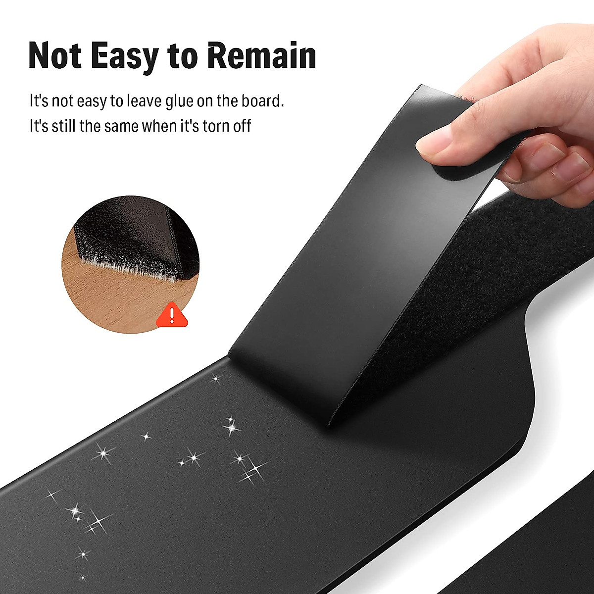 Donner Pedalboard Pedal Tape，Guitar Pedal Board Mounting Tape Length 2M Width 5CM Hook + Loop