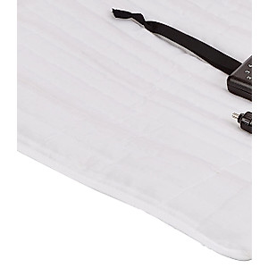 Electrowarmth Twin, Heated Mattress Pad, Non-Fitted, Size 36 x 60, Model# T36 12V Used in Trucks, RVs, Campers, White