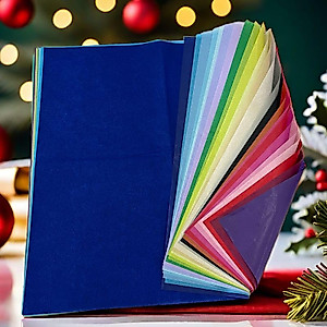 Bella Pack 120CT 36 Solid Vibrant Colors Gift Tissue Paper 20" x 20" Value Pack!