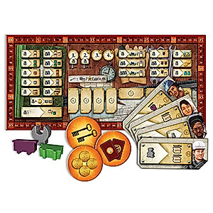 Z-Man Games Ultimate Railroads Board Game | Worker Placement Strategy Game | Train Route-Building Game for Adults and Kids | Ages 12+ | 1-4 Players | Average Playtime 90-120 Minutes