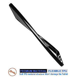 Puxicu Case for Galaxy Tab A8 Case 10.5 Inch 2022, Slim Design Matte TPU Rubber Soft Skin Silicone Protective Cover for Samsung Galaxy Tab A8 10.5"(SM-X200/SM-X205/SM-X207) Tablet - Black