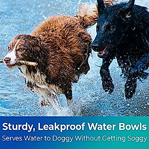 Vet-Grade Biodegradable Disposable Pet Bowls Bulk 100 Pk 8 Oz/1 Cup. Non-Toxic Food and Water Dishes for Puppies, Small Dogs or Cats. Sturdy and Leakproof for Healthy Pets!