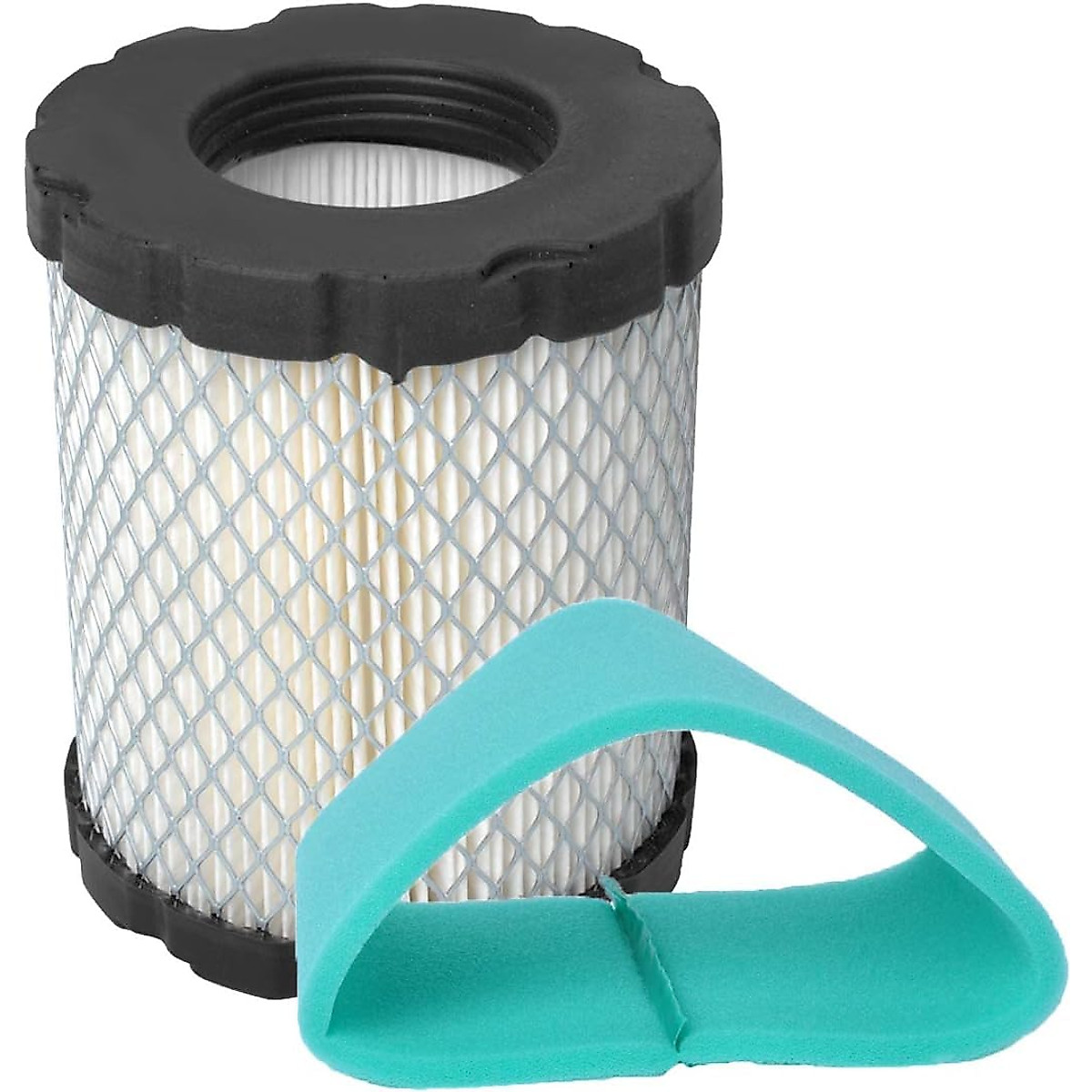 2 Packs 798897 Air Filter + 593217 Pre-Air Filter+ 845125 Fuel Filter Kit Compatible with B&S 49M977 49L977 44Q977 44P977 Engine Lawn Mower 794935 592496 Cyclonic Air Cleaner