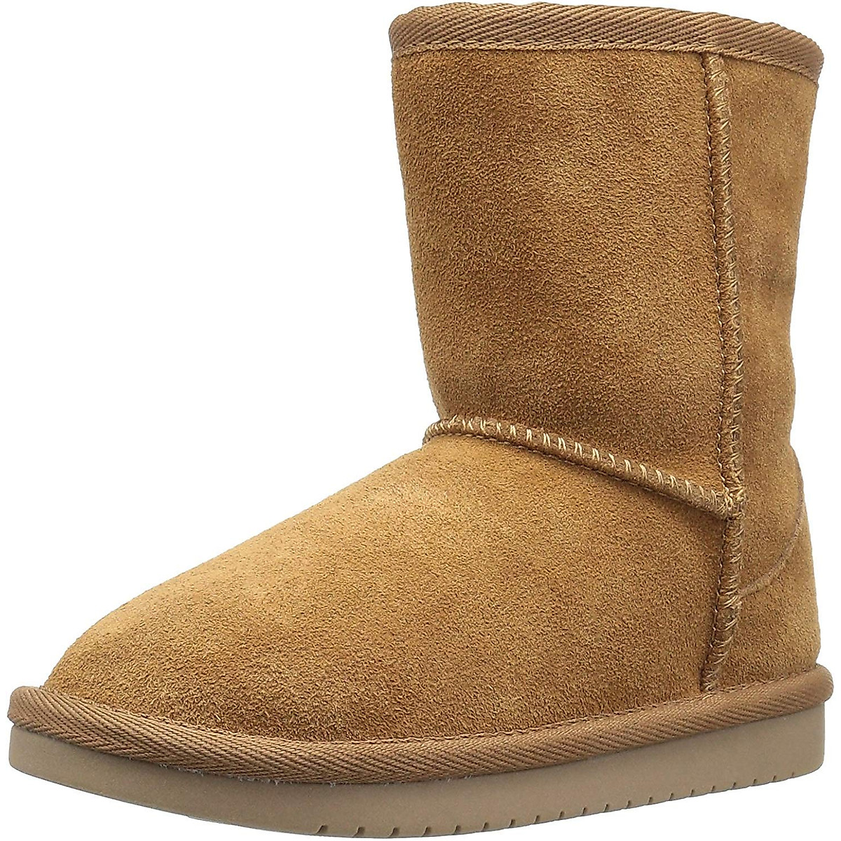 Koolaburra by UGG Kids Koola Short Fashion Boot, Chestnut, 03 Youth US Little Kid