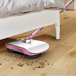 Broom with Dustpan Combo Set Hand Push Sweeper Household Lazy Three-in-one Suction Sweeper Cleaning Machine Floor Stall Broom Set Dust Pan and Broom Set Cleaning Tools Apartment Home Essentials