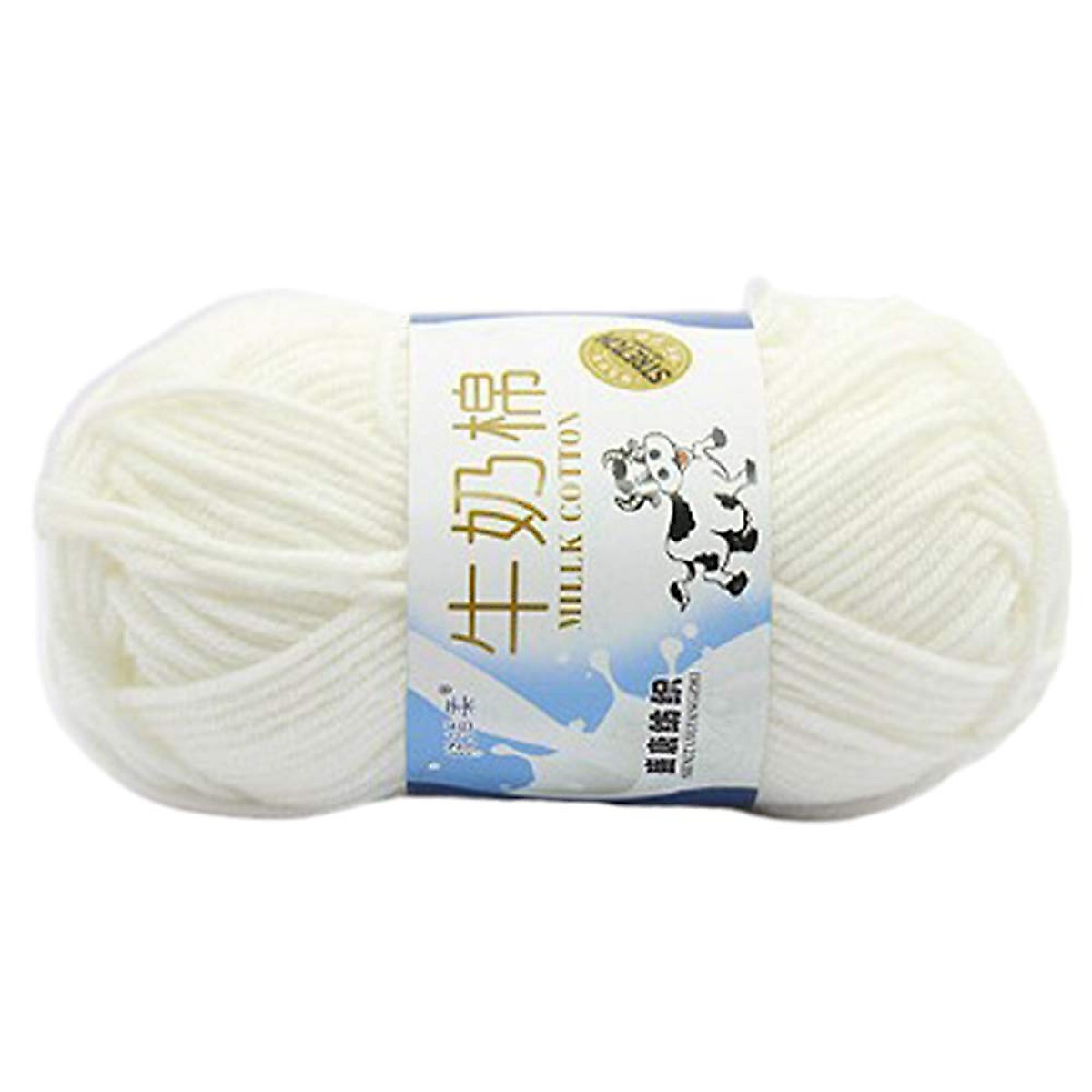 50g DIY Soft Milk Cotton Fiber for Knitting Sweater Blanket Scarf Crochet Knitting Yarn Ball