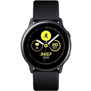 SAMSUNG Galaxy Watch Active (40MM, GPS, Bluetooth ) Smart Watch with Fitness Tracking, and Sleep Analysis - Black (US Version)