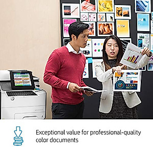 HP PageWide Enterprise Color Flow 586z Multifunction Duplex Printer with HP EveryPage and Pull-Out Keyboard (G1W41A)