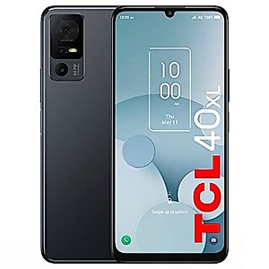 TCL 40XL 2023 Unlocked Cell Phone 4GB + 128GB, 6.75" 90Hz Display, Smartphone Android 13, 50MP AI Camera Mobile Phone, 5000 mAh, 4G LTE, US Version, Dark Gray
