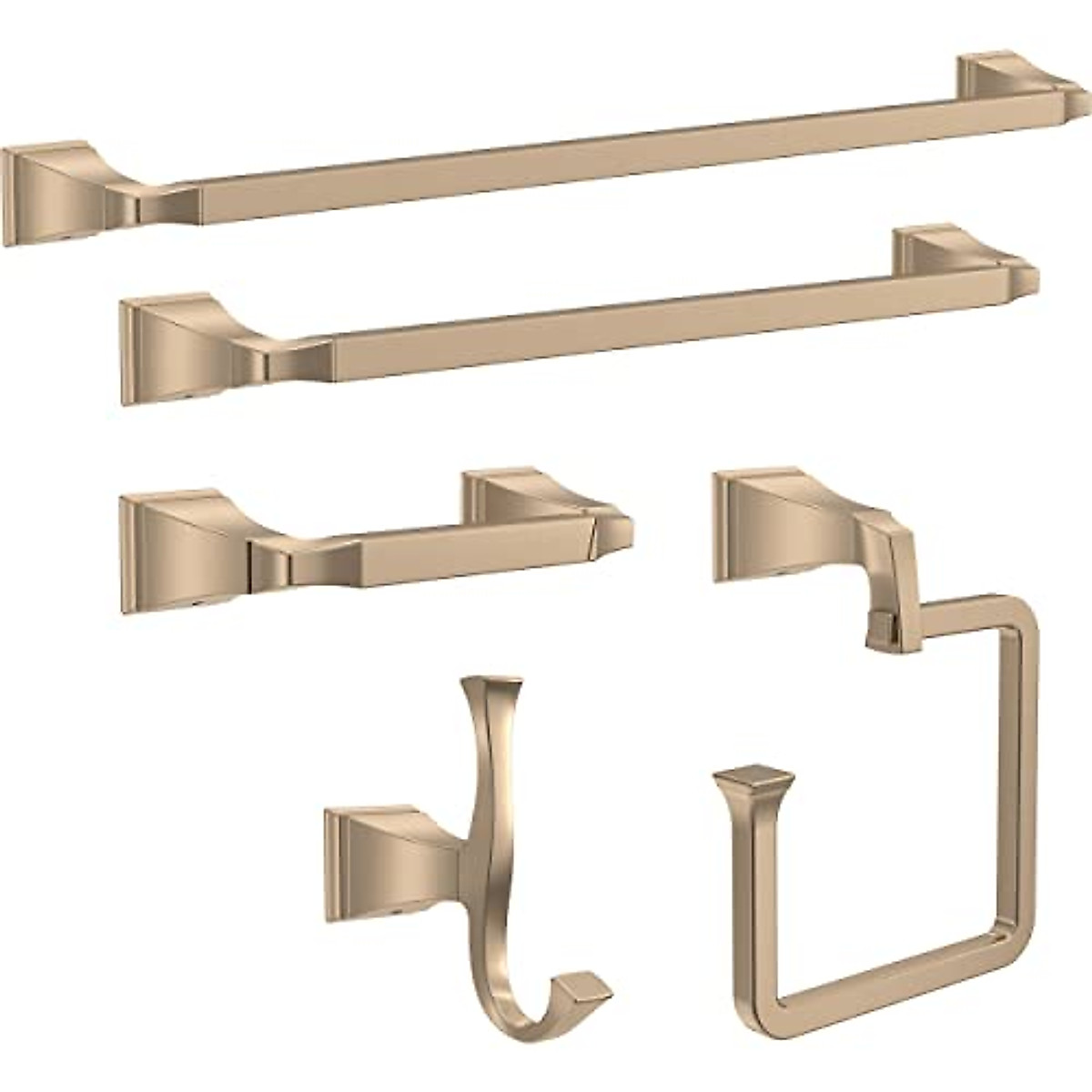Delta Faucet 75135-CZ Dryden Wall Mounted Robe Hook/Towel Hook in Champagne Bronze