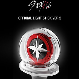 Niaycouky Stray Kids Lightstick,Cheering Lights for Concert Light Sticks/K-Pop Kids Lightstick with Merch Merchandise Bracelets and Photocards 55PCS (VER 2)