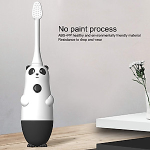 POCREATION Sonic Electric Toothbrush, Soft Bristles Tooth Brush, Panda Pattern Teeth Brush, Electric Kids Toothbrush, Oral Caring Tool for Children