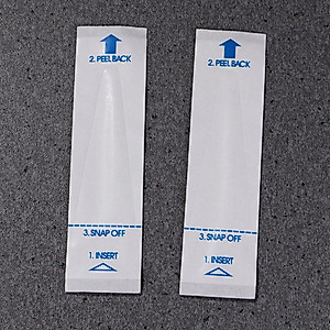 300pcs Disposable Probe Covers for Digital Sleeves Safe PE Universal Electronic Caser for Accurate Sanitary Oral Ear Underarm Recta Thermometer Reading(White)