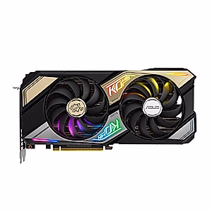 ASUS KO NVIDIA GeForce RTX 3060 Ti OC Edition 8GB GDDR6 Gaming Graphics Card (PCIe 4.0, 8GB GDDR6 Memory, HDMI 2.1, DisplayPort 1.4a, Axial-tech Fan Design, 0dB Technology, Enduring capacitors)
