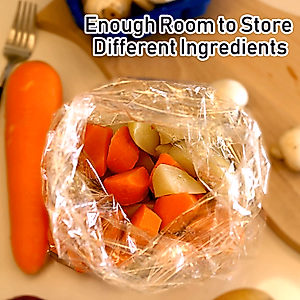 WRAPOK Oven Cooking Bags Small Size Roasting Baking Bag for Meats Ham Ribs Poultry Seafood on Thanksgiving, 10 x 15 Inch - 40 Bags Total(Pack of 5)