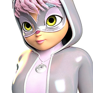 ZAG STORE - womens Miraculous Ladybug - Mouse Transformation Necklace