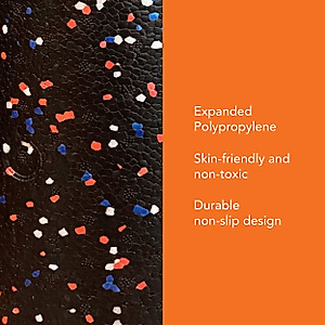 Copper Carrots Foam Rollers – 6 x 18 Inch High Density EPP Foam Roller for Back Stretching – Premium Quality and Comfortable – Ideal for Physical Therapy, Post-Injury, Deep Tissue Muscle Massage