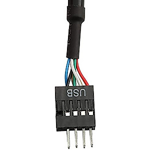 Longdex 2PCS USB 3.0 20 Pin Female to USB 2.0 9-Pin Male Motherboard Adapter Converter Cable