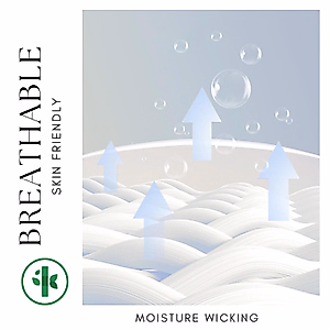 LCBD Rayon Made from Bamboo Teal Body Cooling Pillowcase 20x54 inches