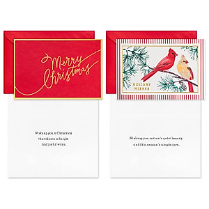 Hallmark Boxed Christmas Cards Assortment, Cozy Christmas (6 Designs, 36 Cards with Envelopes)