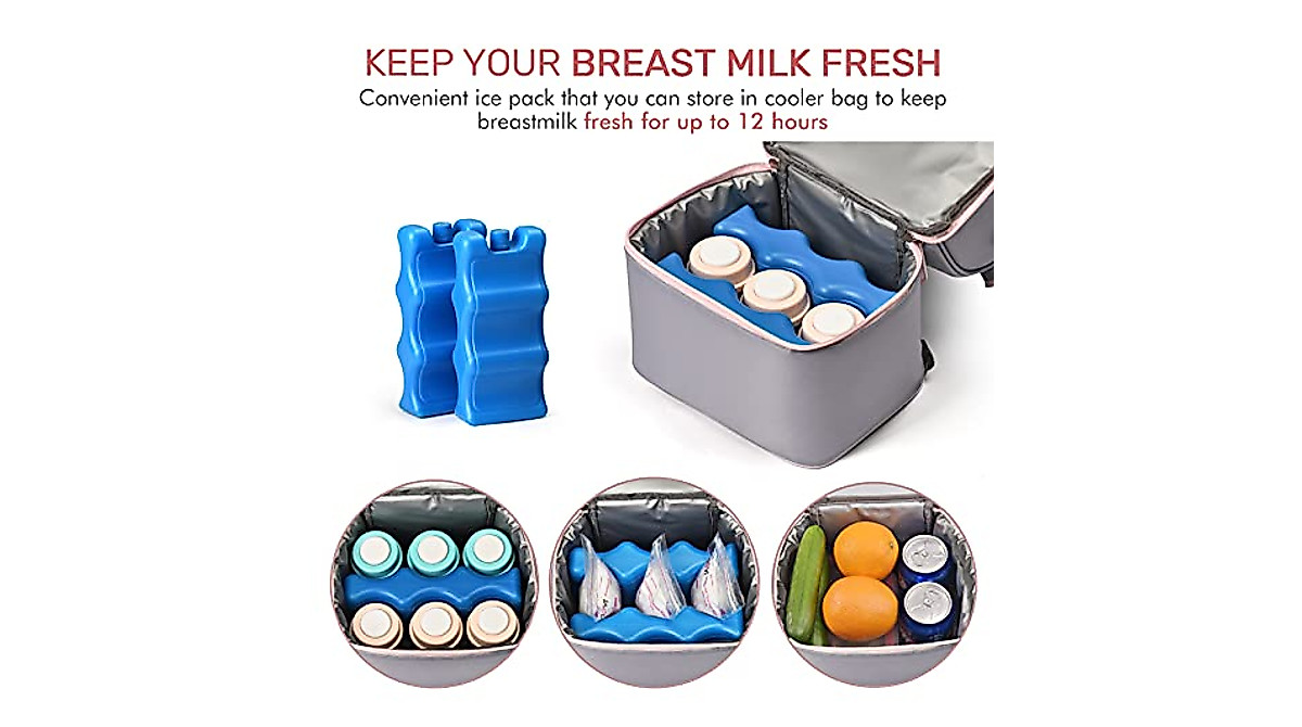 NCVI Breastmilk Cooler Bag & Double Electric Breast Pump | Easy & Reliable